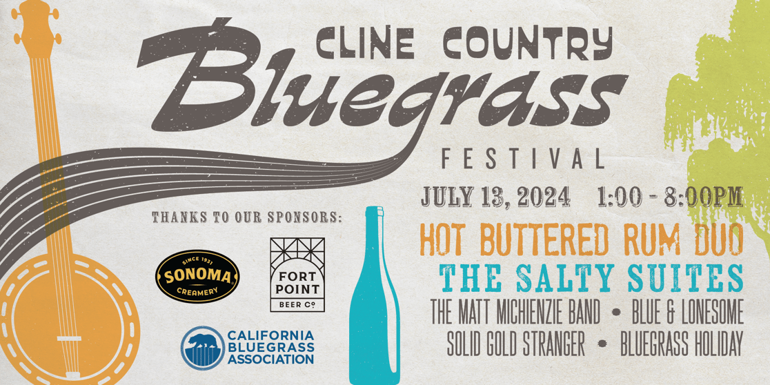 Cline Country Bluegrass Festival FAQs | Cline Family Cellars | Sonoma